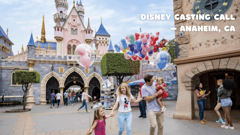 Disney Casting Call: Families in Southern California for Disneyland Promo