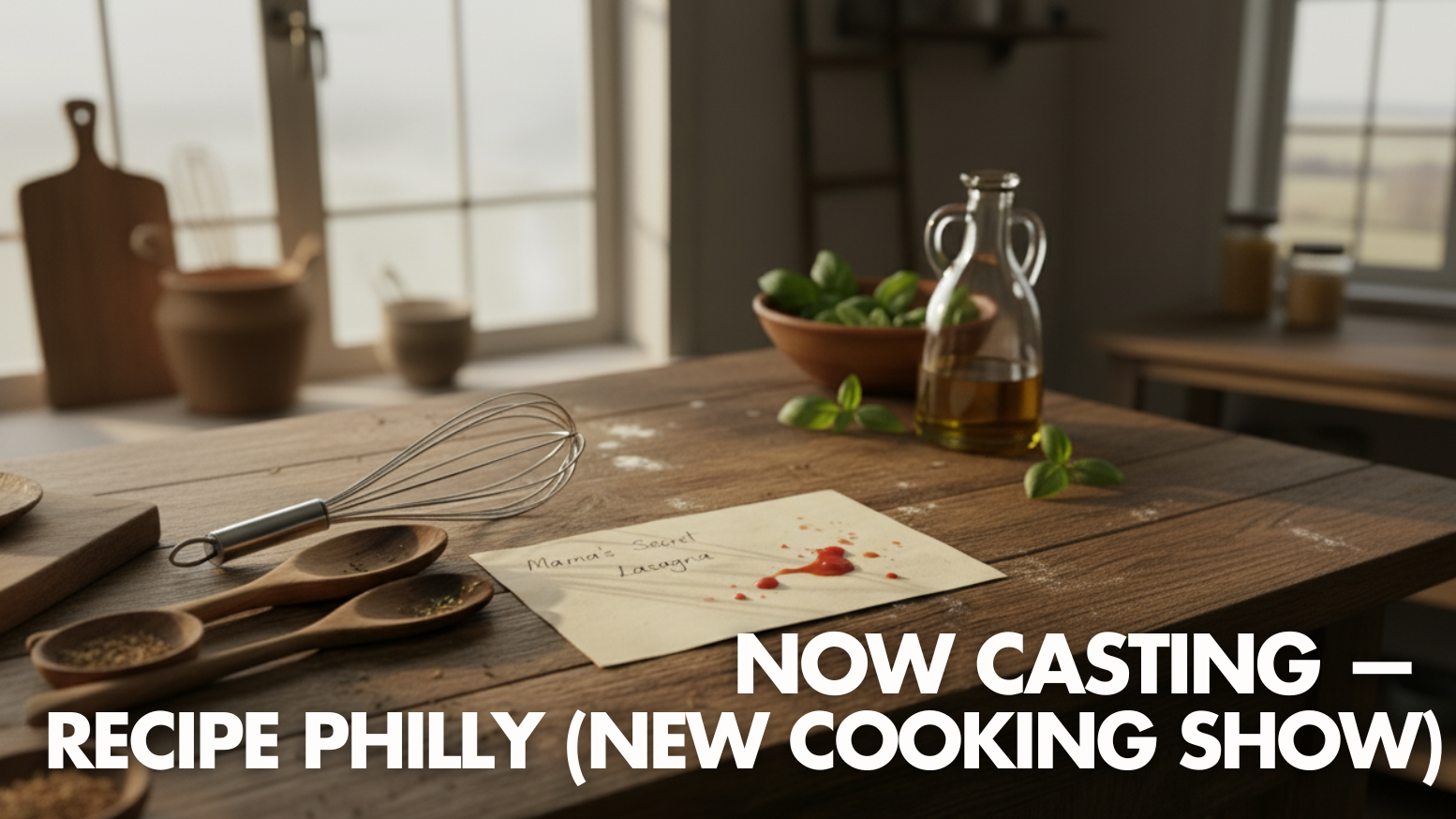 New Cooking Show Casting in Philadelphia – Share Your Best Recipe!