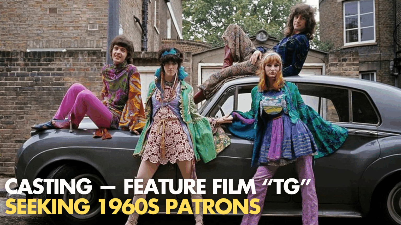 Paid Extras: 1960s Patrons — Feature Film “TG” (Working Title)
