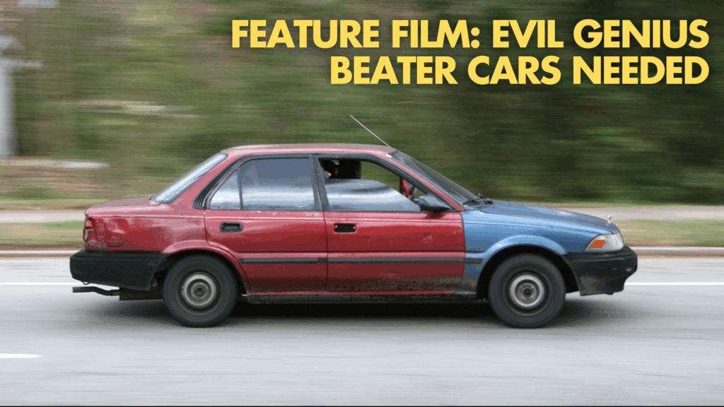 NJ Casting: Beater Cars Needed for Evil Genius (Pays + Car Bump)