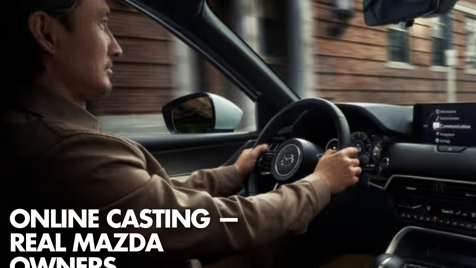 Nationwide Online Casting: Real Mazda Owners Wanted (Paid)