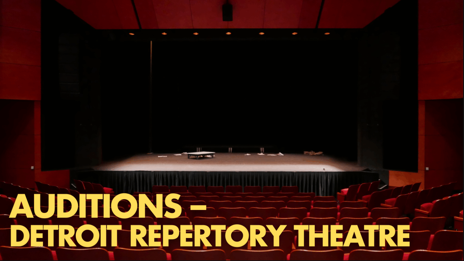 Theatre Auditions Announced for Detroit Repertory Theatre’s 2025–2026 ...