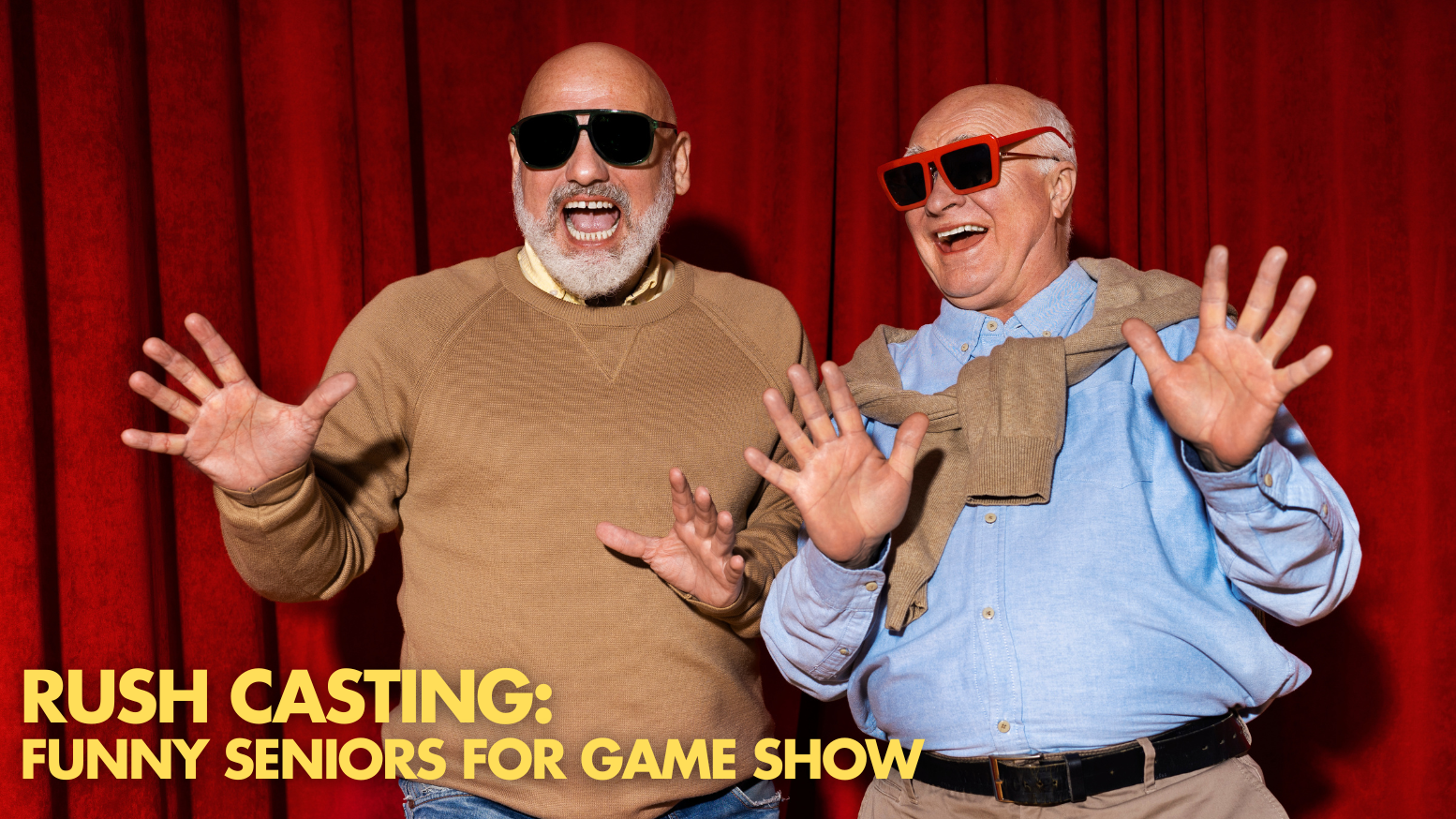 RUSH CASTING FUNNY SENIORS FOR GAME SHOW - Auditions Database