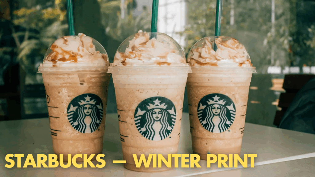 NYC Modeling Call: Starbucks Winter Print Shoot