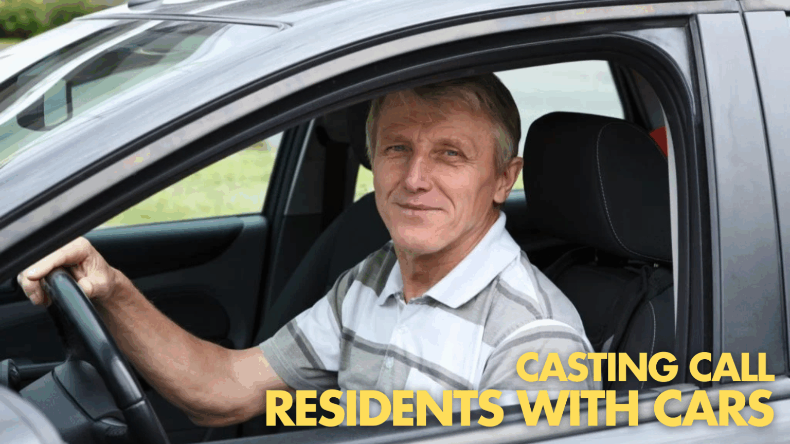 Now Casting: Background Residents With Vehicles