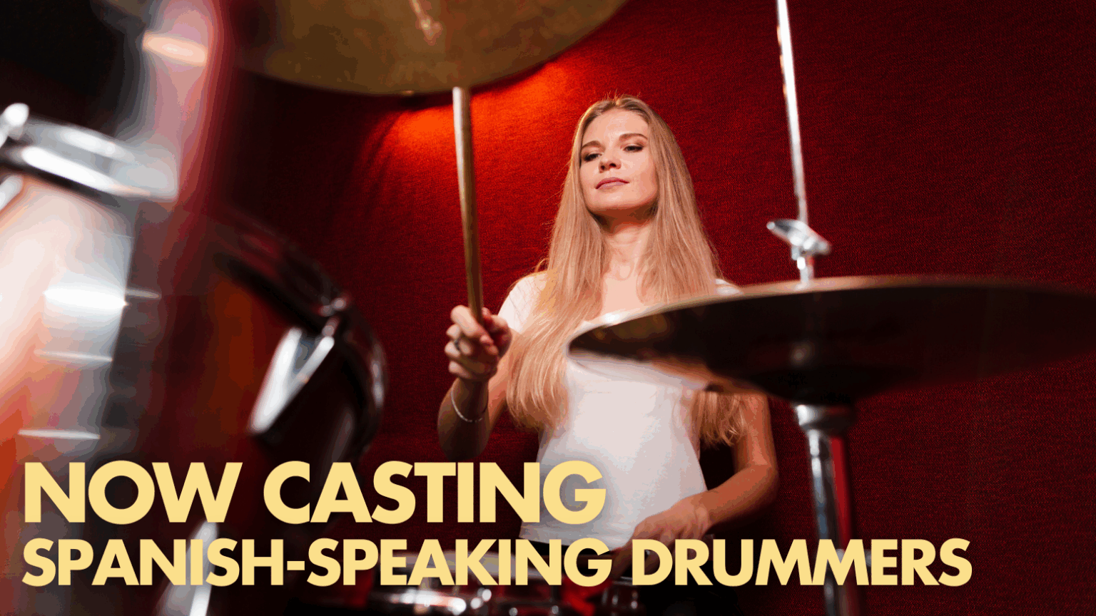Spanish-Speaking Hispanic Women to Play a Drummer