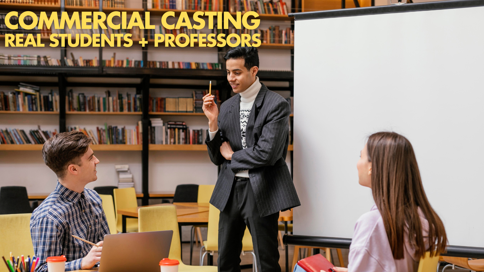 Real Students and Faculty Wanted for Commercial Shoot
