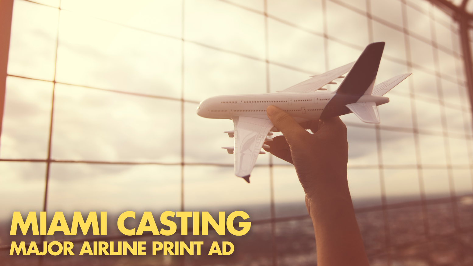 Miami Auditions for Major Airline Print Ad