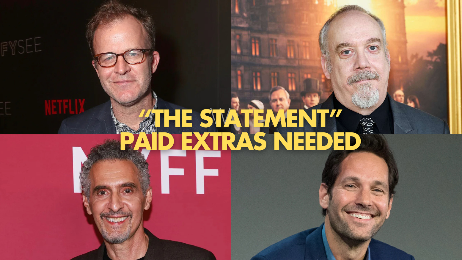 The Statement Casting Call in St. Petersburg, FL for Paid Background Actors