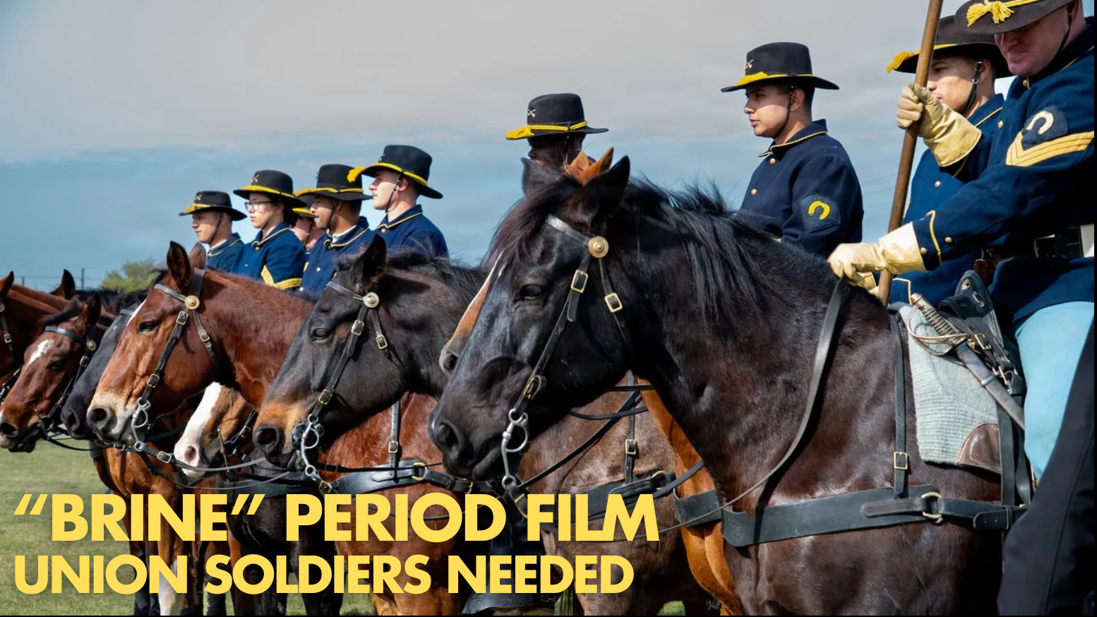 Casting Call: Union Soldiers Needed for ‘BRINE’ Film in Savannah
